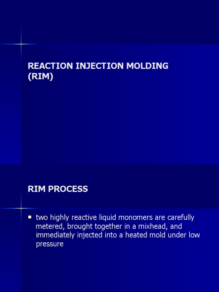 Reaction Injection Molding (RIM) | PDF | Polyurethane | Materials