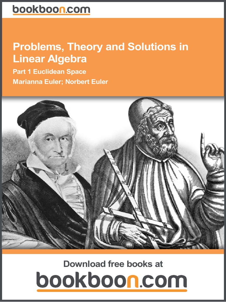 Problems Theory and Solutions in Linear Algebra | PDF | Matrix ...