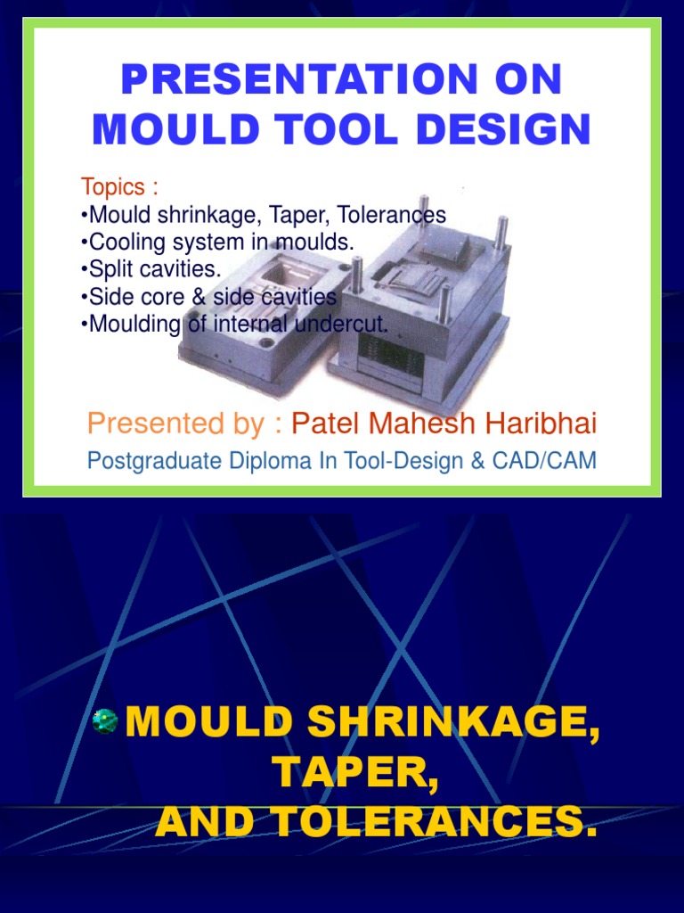 Mould Tool Design 02 | PDF | Casting (Metalworking) | Engineering Tolerance