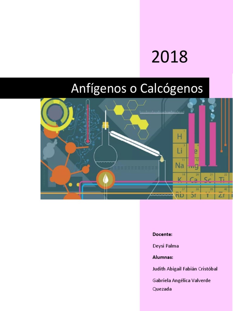 Anfígenos: Grupo 16 de la Tabla Periódica | PDF | Elementos químicos ...