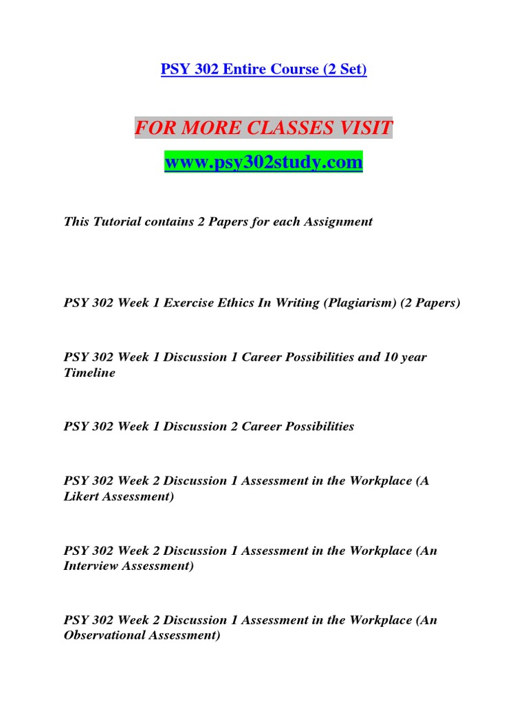 PSY 302 STUDY Principal Education | PDF | Industrial And Organizational ...