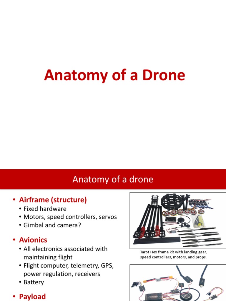 Anatomy of A Drone | PDF | Unmanned Aerial Vehicle | Aerospace Engineering