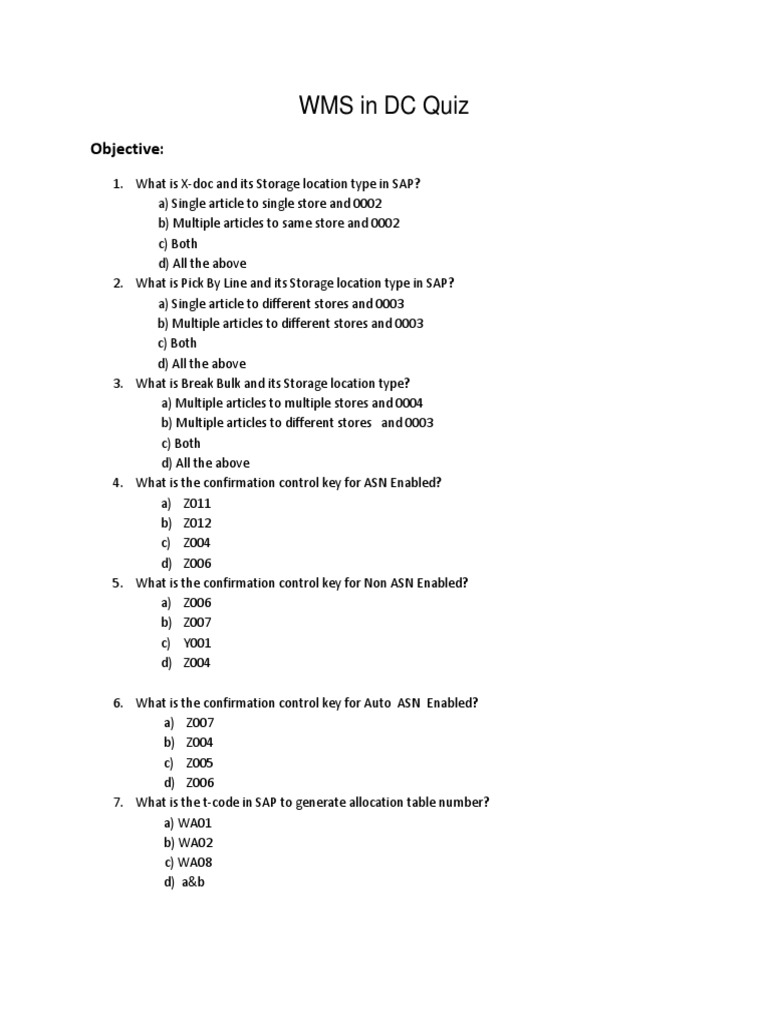 WMS in DC Quiz | PDF | Areas Of Computer Science | Information ...