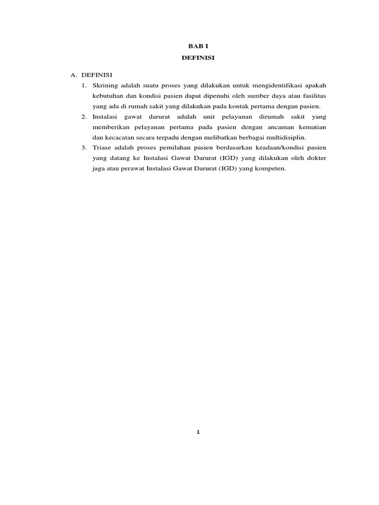 Proses Triase Visual di IGD | PDF | Pengembangan Diri | Kesehatan Holistik