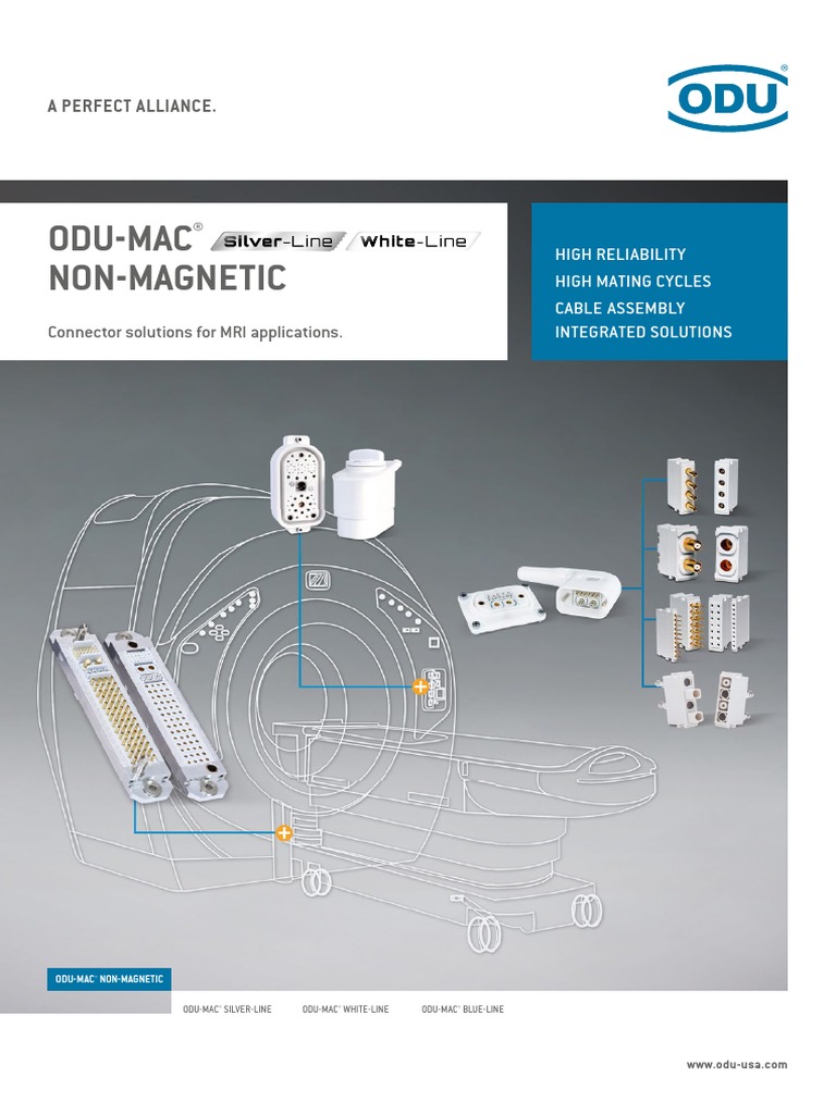 ODU MAC Non Magnetic - USA PDF | PDF | Coaxial Cable | Electrical Connector