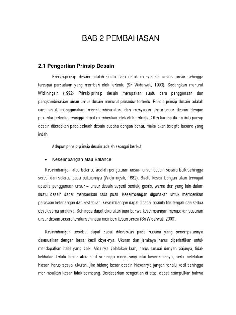 Bab 2 Pembahasan | PDF