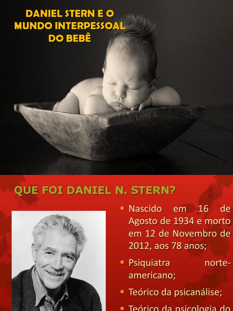 Daniel Stern e o Desenvolvimento do Bebê | PDF | Psicanálise | Psicologia