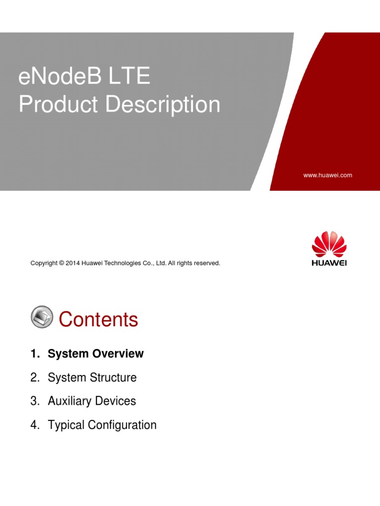 01-eNodeB LTE Product Description | PDF | Lte (Telecommunication ...