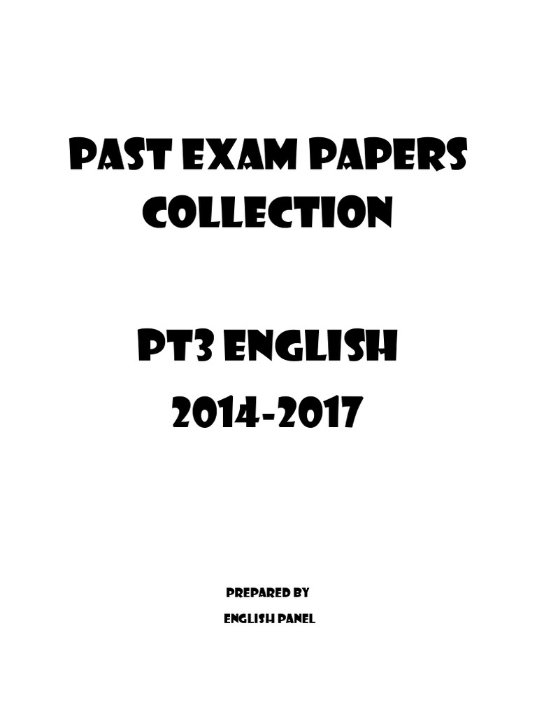 Past Exam Papers Collection (HEADING) | PDF