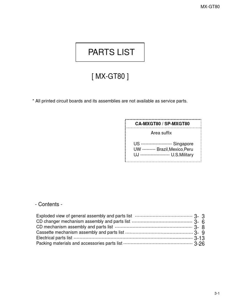 GT 87partes | PDF | Manufactured Goods | Machines