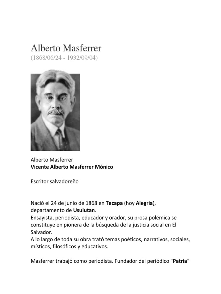 Alberto Masferrer