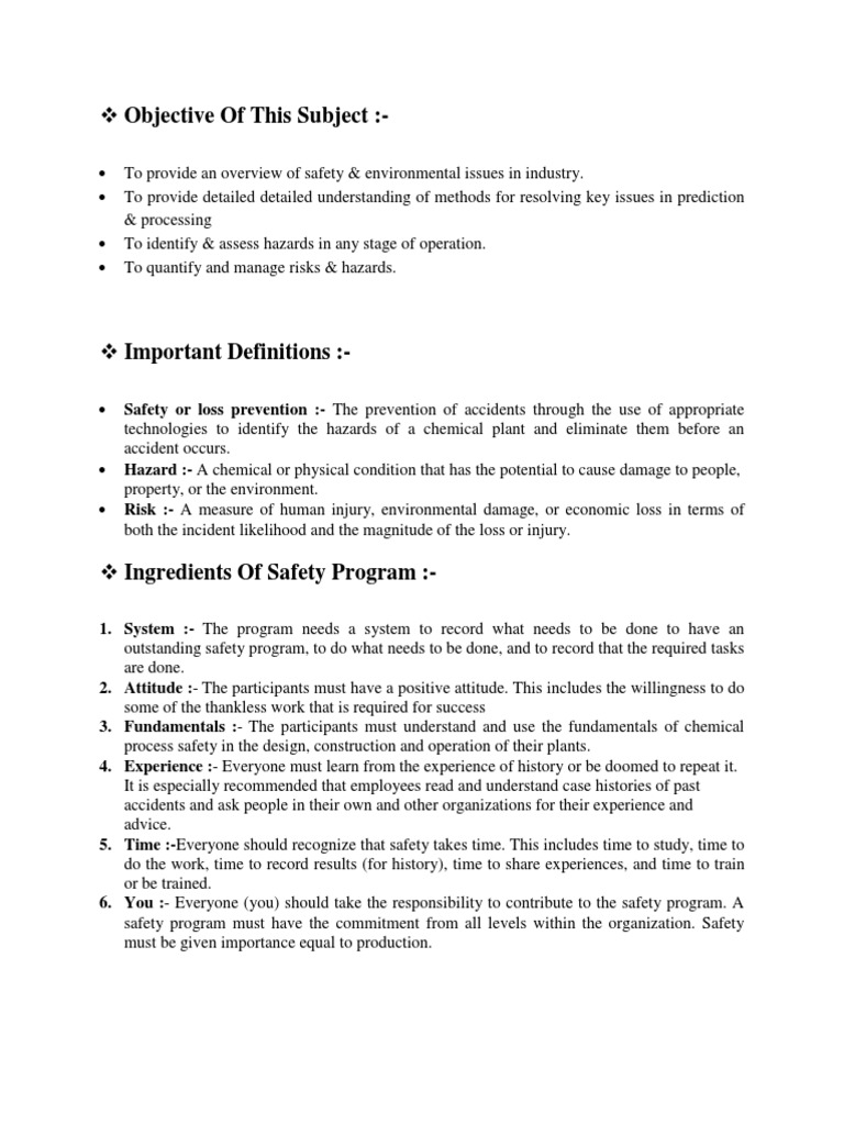 SHE Kinjal Mam | PDF | Occupational Safety And Health Administration ...