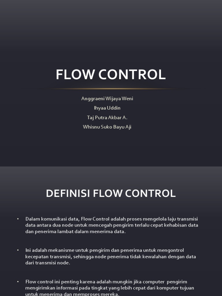 Flow Control | PDF