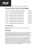 McFarland Standards - Principle, Preparation, Uses, Limitations | PDF ...