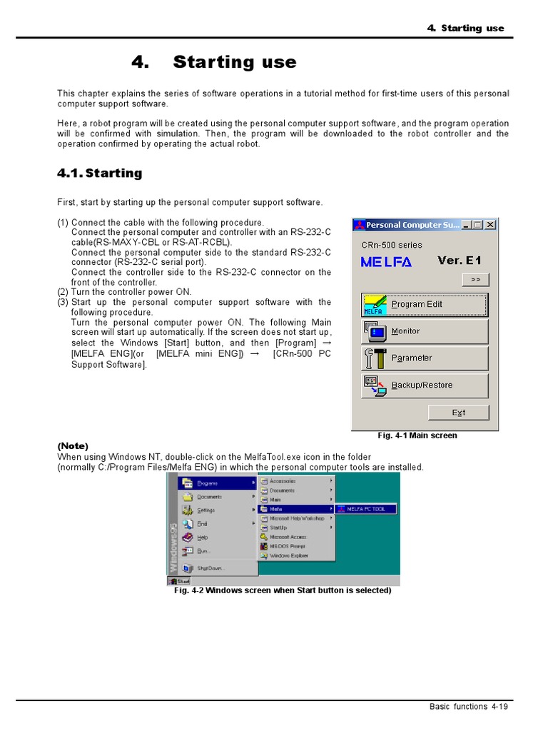 Program Edit | PDF | Button (Computing) | Menu (Computing)