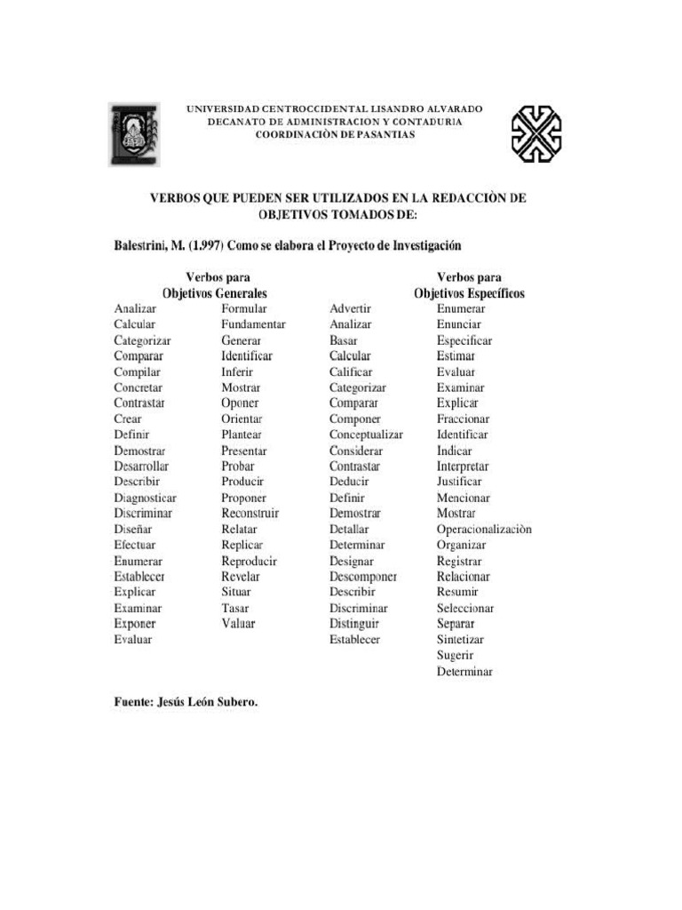 A6.- Verbos de Jerarquia.