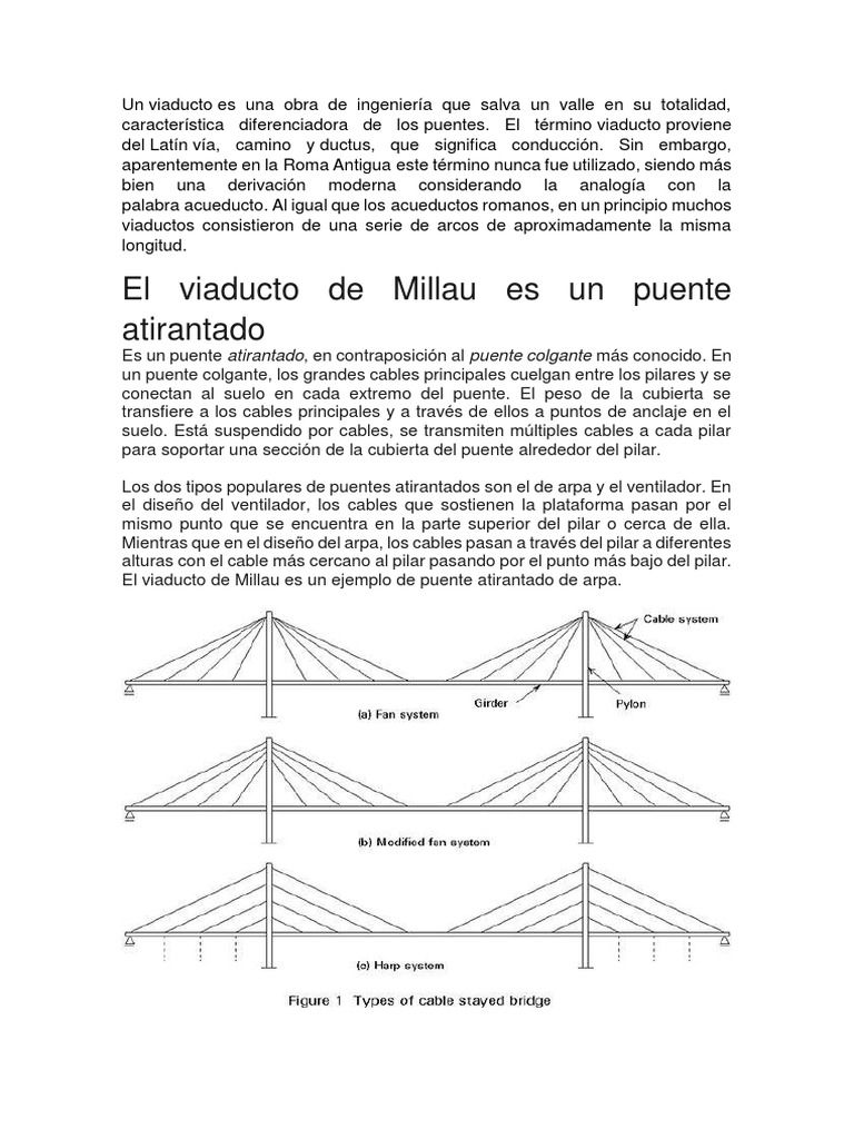 Viaducto | PDF | Edificios y estructuras de transporte | Ingeniería de ...