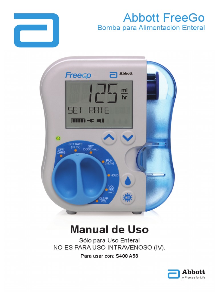 Bomba Alimetancion Enteral - Abbott FreeGo Operator Manual - Spanish ...