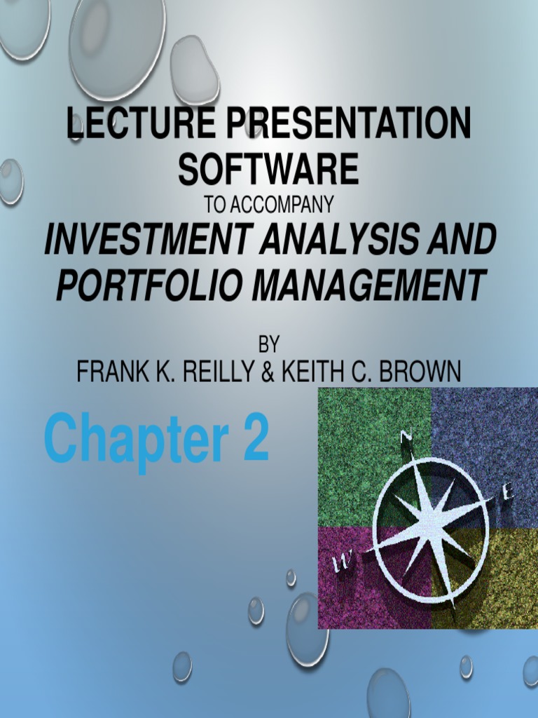 Lecture Presentation Software: Investment Analysis and Portfolio ...