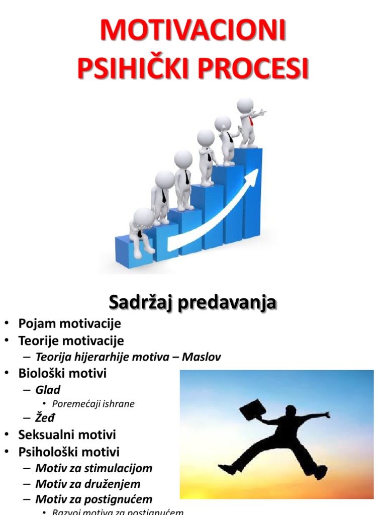 8.motivacioni Psihicki Procesi | PDF