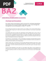 CIMA P1 Cheat Sheet | PDF | Economics | Business Economics