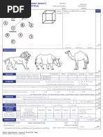 MoCA Test 8.3 Versión Mexicana | PDF | Cognición