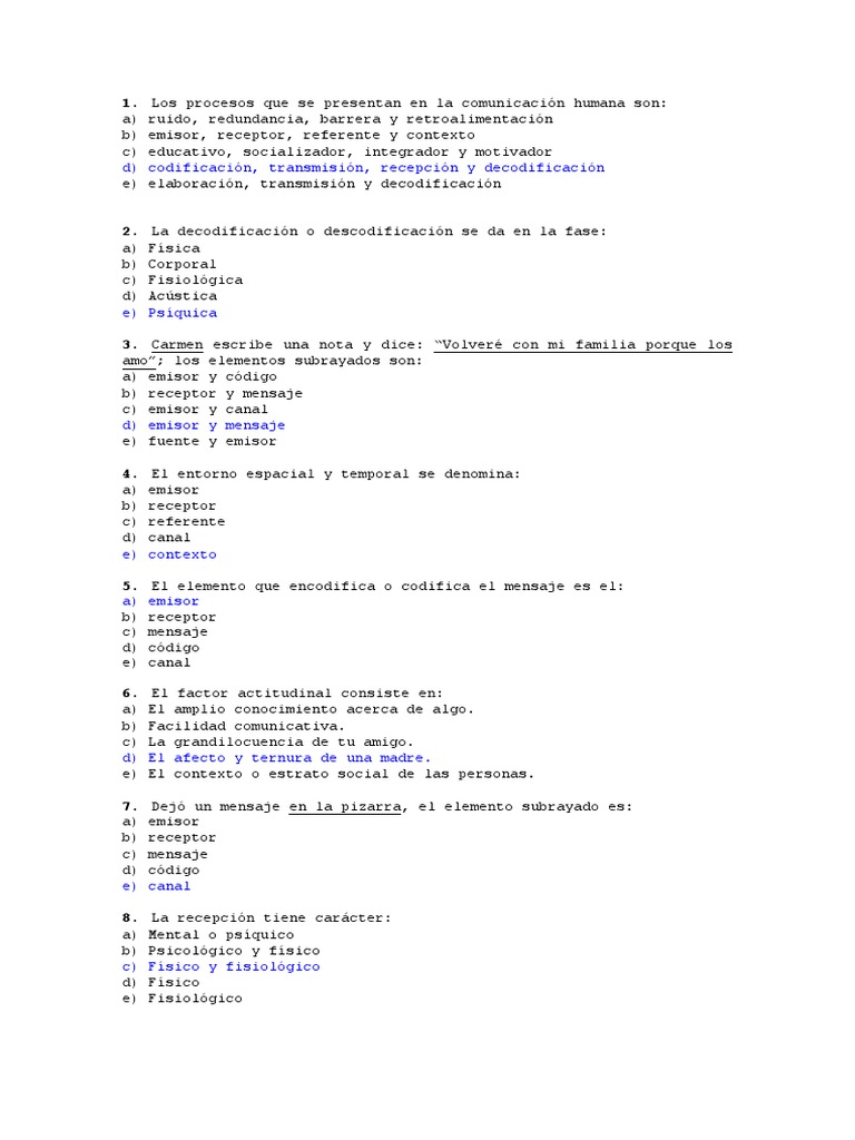 Preguntas de Linguistica 1 | PDF | Comunicación | Lingüística