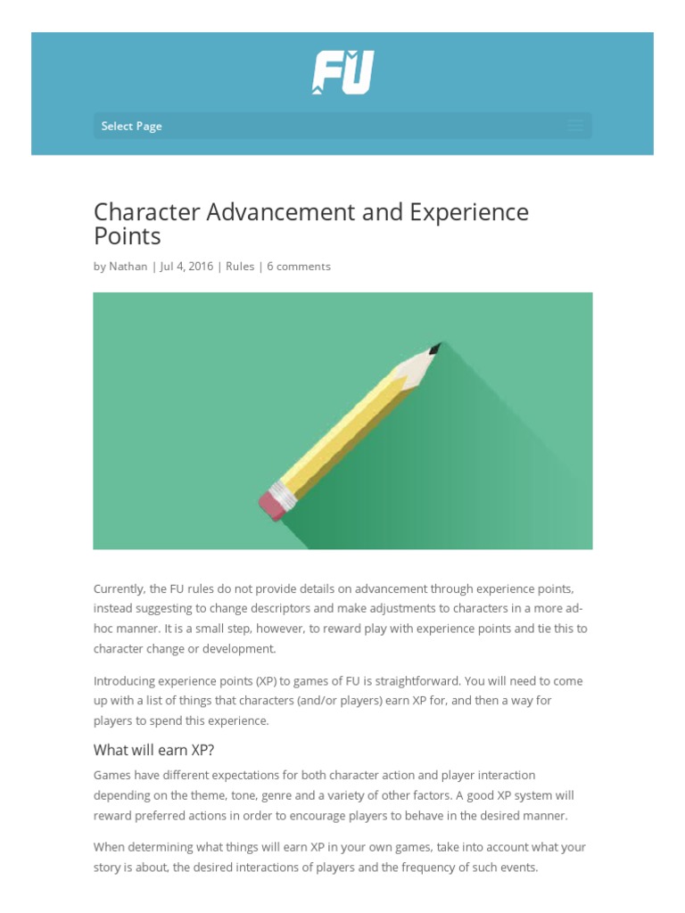 Freeform Universal Advancement XP | PDF | Leisure Activities ...