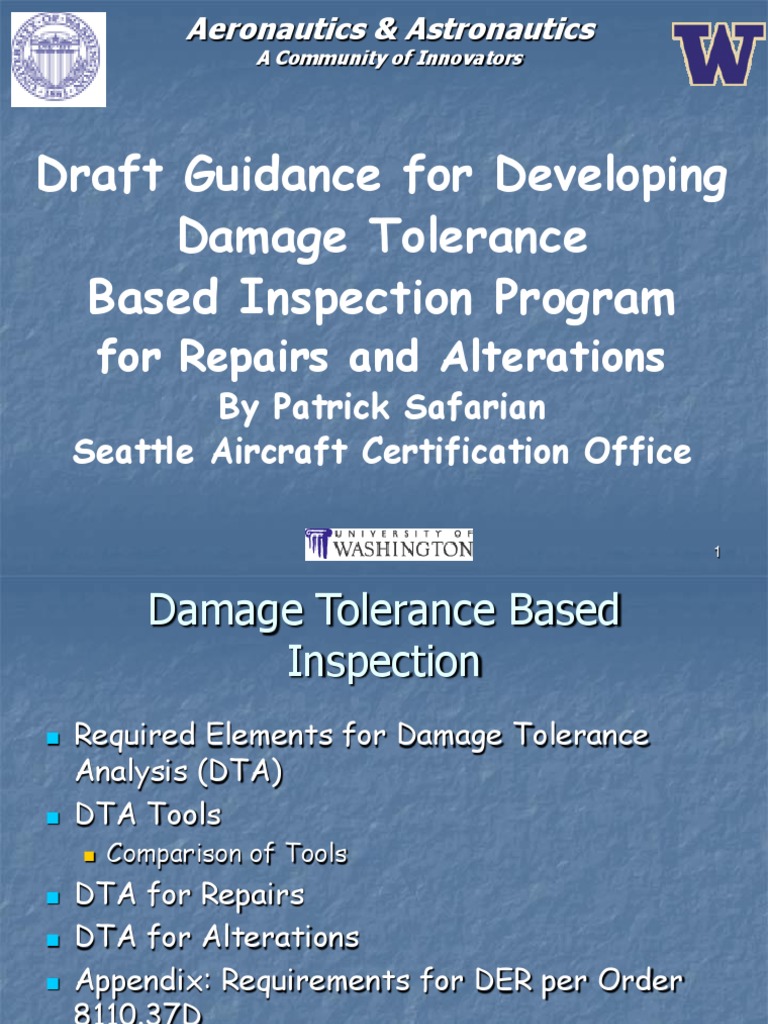 15 - DTA Guidelines For Repairs and Altertaions | PDF | Fatigue ...
