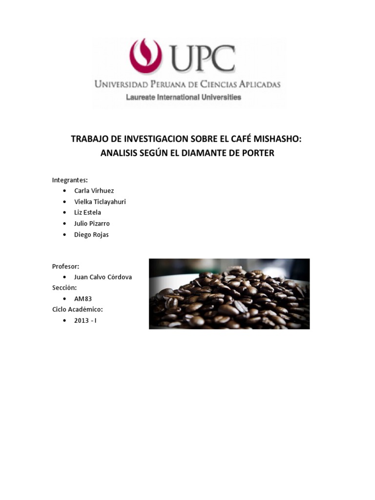 Cafe Mishasho | PDF | café | Perú