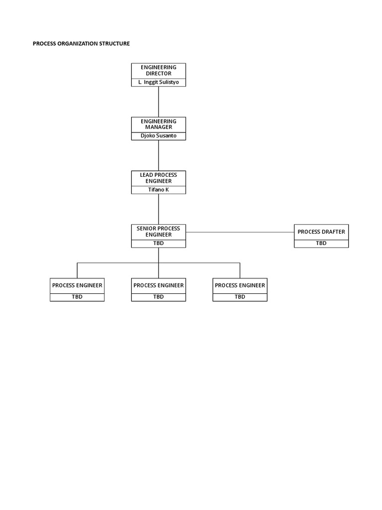 Process Organization Chart