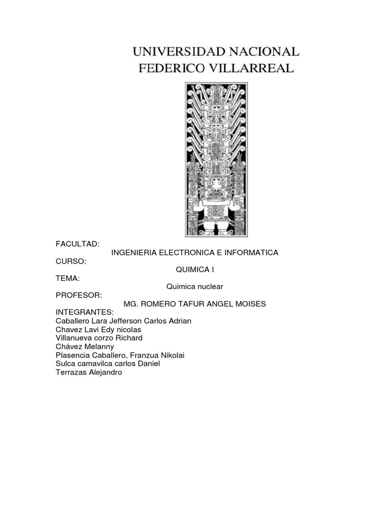 Química Nuclear: Radiactividad y Reacciones | PDF | Desintegración ...