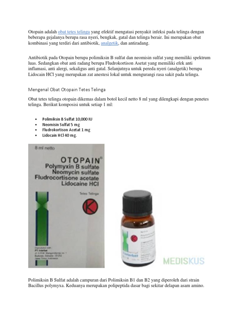Obat Telinga | PDF | Pengembangan Diri | Kesehatan Holistik