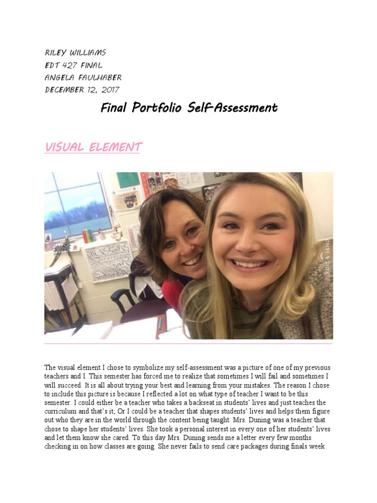 Final Portfolio Assessment 427-3 | PDF | Classroom | Lesson Plan