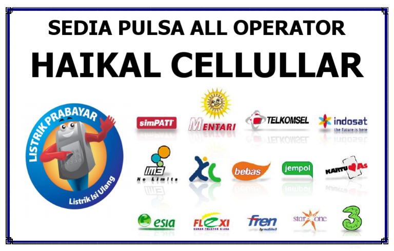 Sedia Pulsa All Operator: Haikal Cellullar | PDF