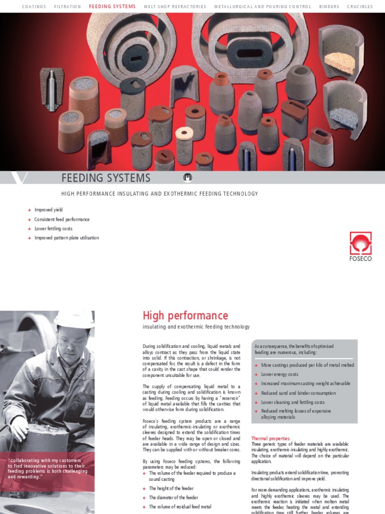 Feeding Systems e | PDF | Foundry | Casting (Metalworking)