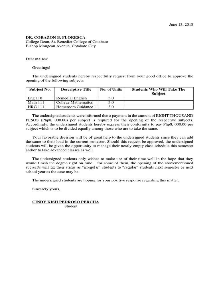 Request for Subject Addition Approval | PDF | Wellness