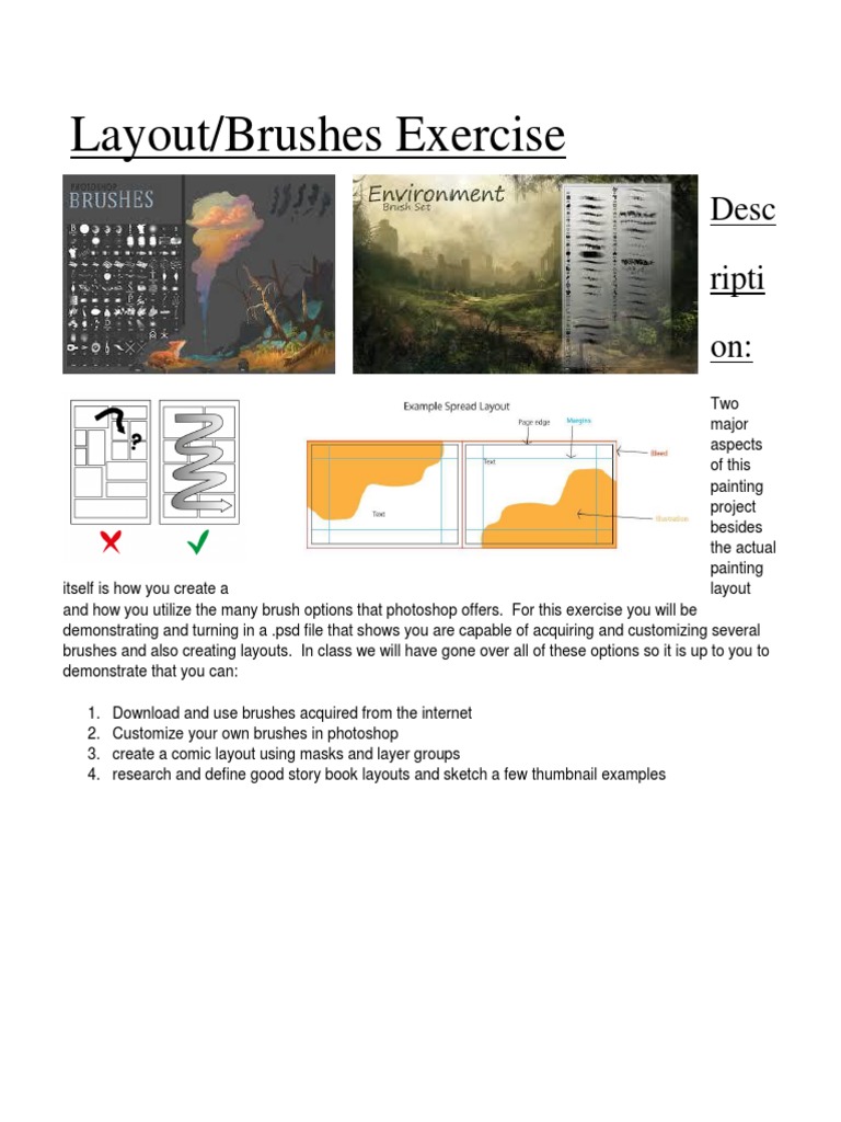 Layout/Brushes Exercise | PDF