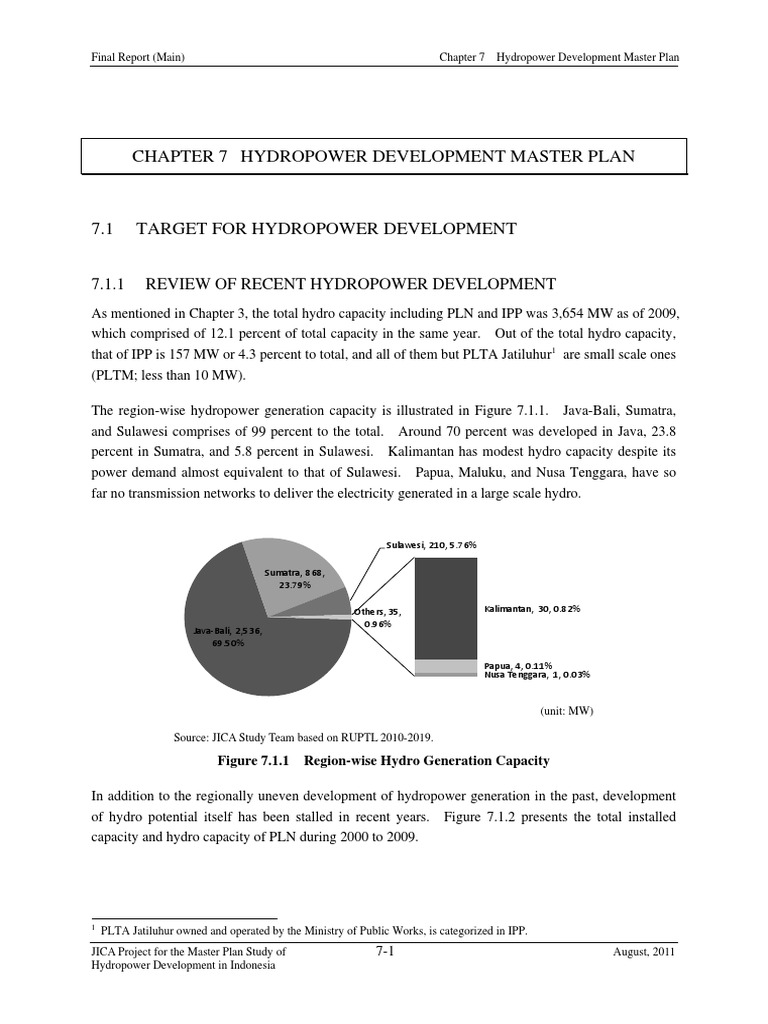 Hydropower Development Master Plan | PDF | Hydroelectricity ...