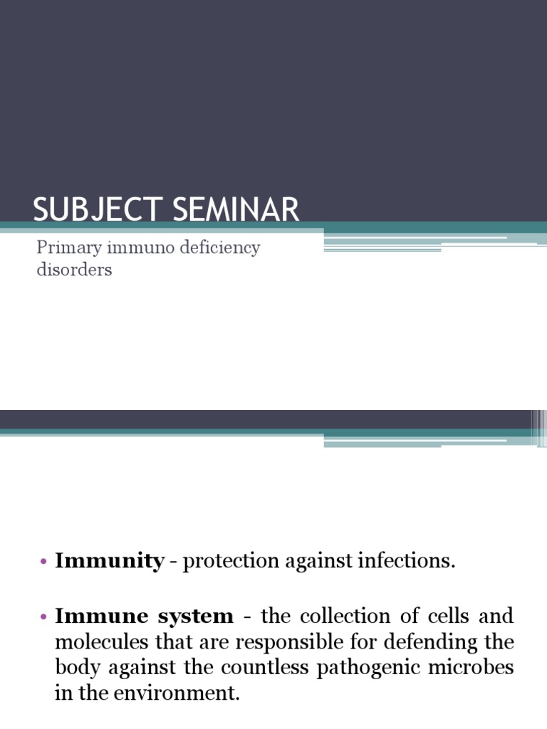 Primary Immunodeficiency | PDF | Immune System | Antibody