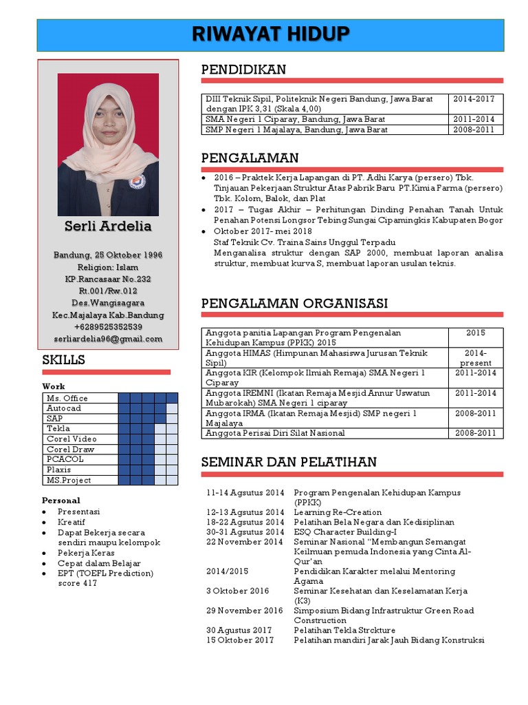CV Baru Serli 2 Indonesia Rev 1 | PDF