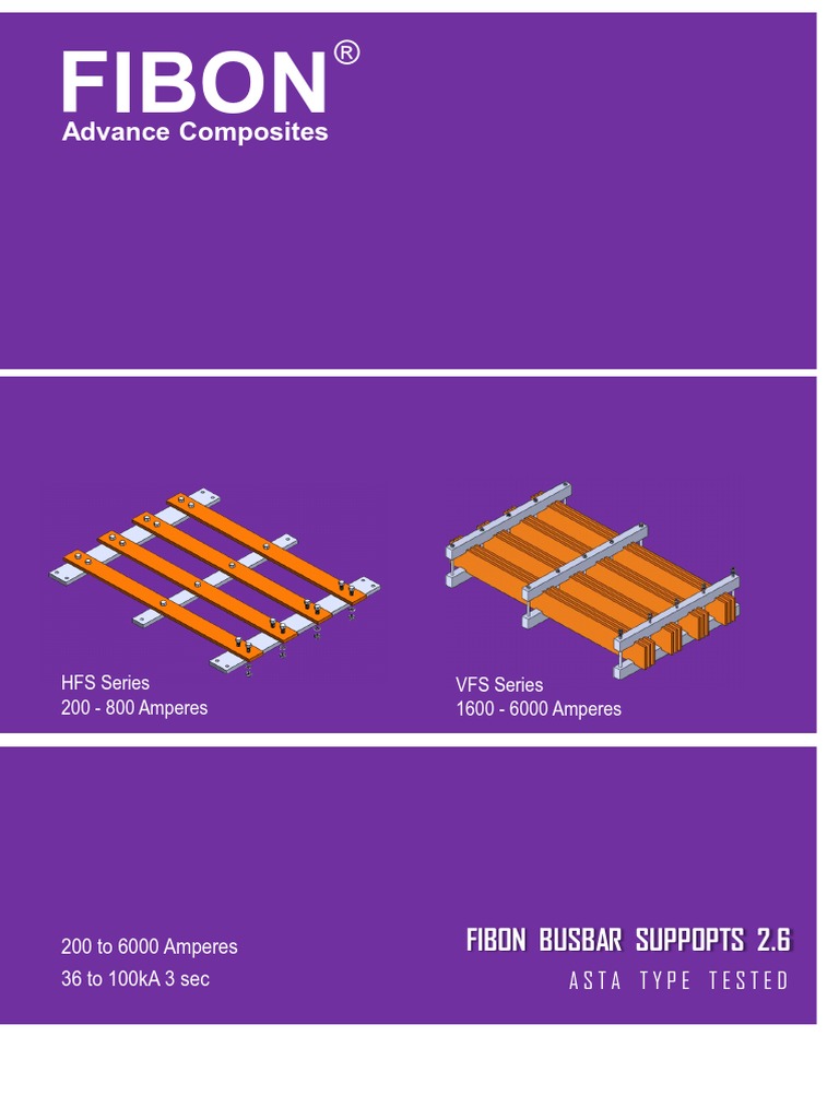 Fibon Busbar Supports 2 6v6 - ASTA Type Tested | Composite Material ...