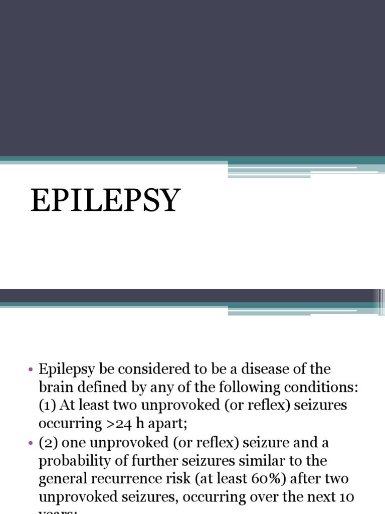 Epilepsy | PDF | Epilepsy | Neurological Disorders