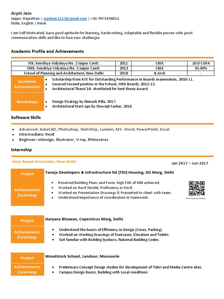 Arpit Jain - CV PDF | PDF