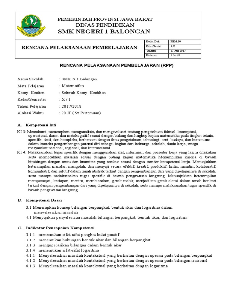 RPP KD 3 1 4 1 | PDF