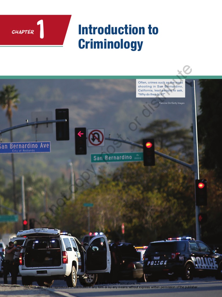 Chapter 1 Introduction To Criminology | PDF | Probation | Criminology
