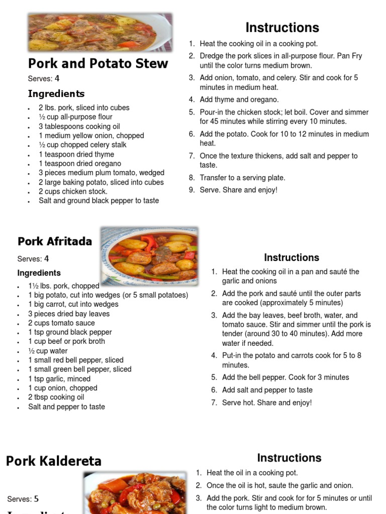 Cooking Recipes | PDF | Tomato Sauce | Sautéing