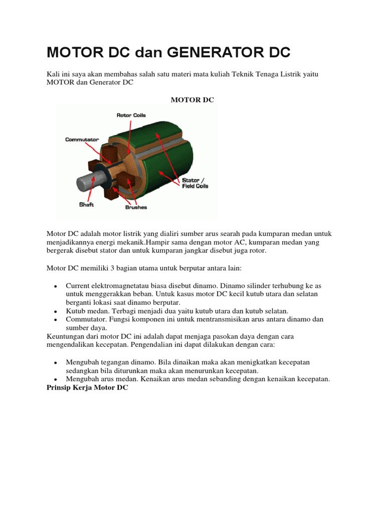 Referensi Motor Dan Generator | PDF