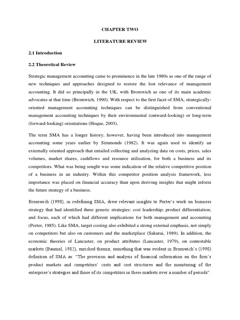 Chapter Two Literature Review | Download Free PDF | Management ...