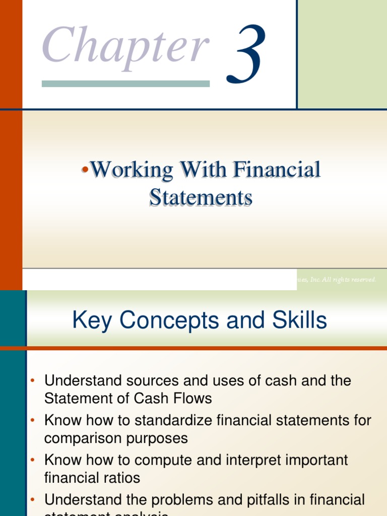 Chapter 3 Performance Evaluation | PDF | Cash Flow Statement | Revenue
